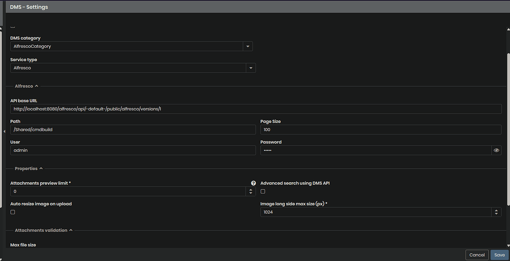 Alfresco and CMDBuild 4.0.4 - Systems Engineering - CMDBuild Forum
