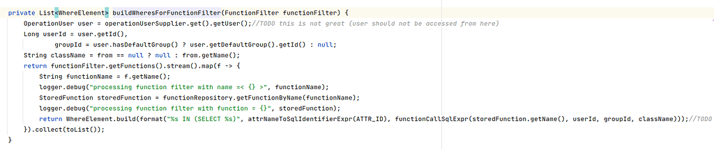 Search function parameter - Programming and Web Services - CMDBuild Forum
